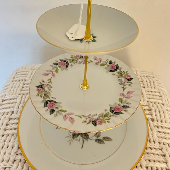 Accents | Vintage Three Tiered Plate Stand | Poshmark